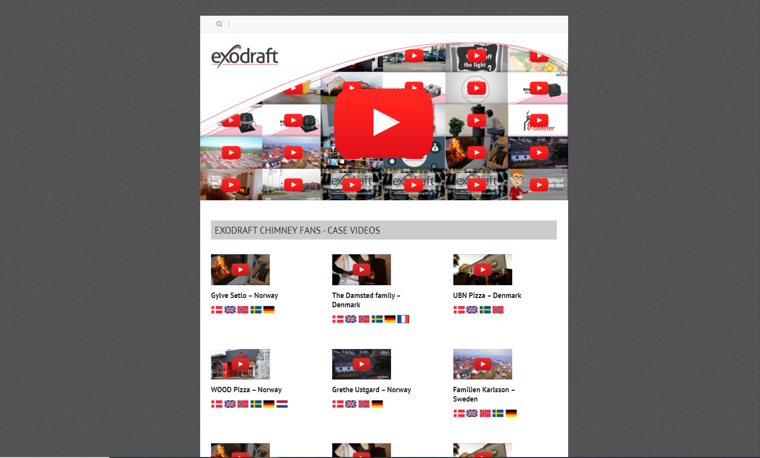 Exodraft chimney fans - Brochures, guides, manuals and data sheets